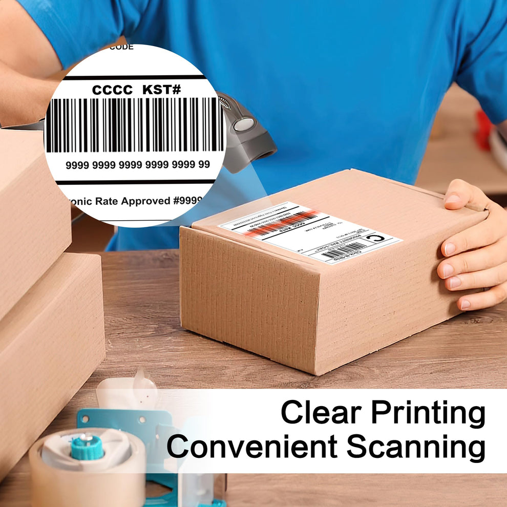 L LIKED 4"x 6" Shipping Labels, Printable Labels for Laser & Inkjet P ...