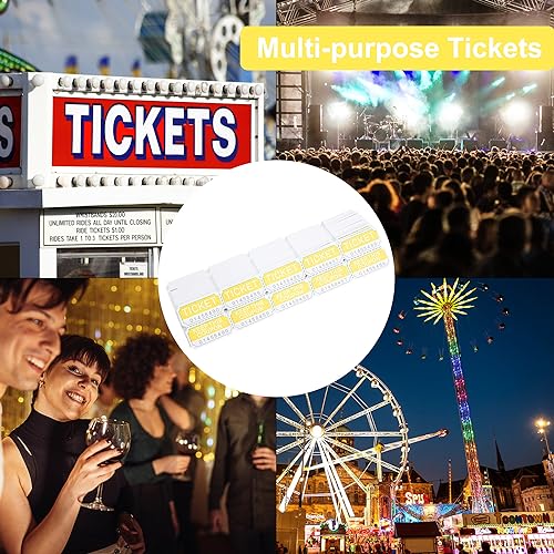 L LIKED 500 Double Raffle Tickets 50/50 Raffle Tickets Suitable for Ev